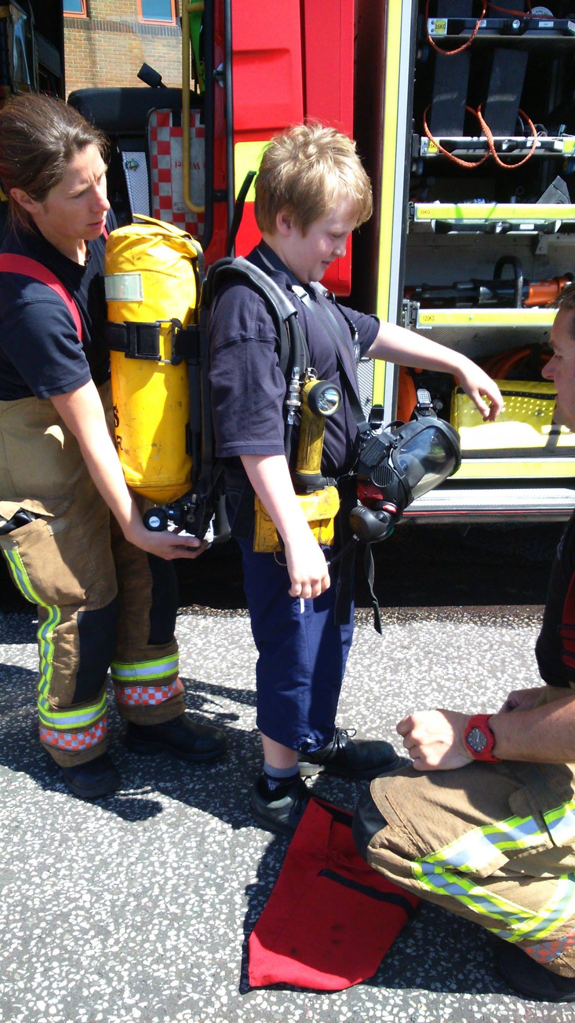 Andrew: “With my autism, I didn’t used to speak. But the fire service ...