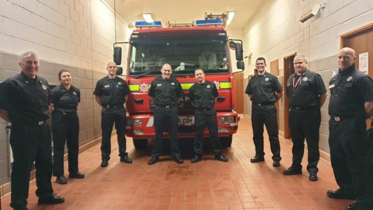 Simon: “Being at the centre, you feel part of the firefighting family ...