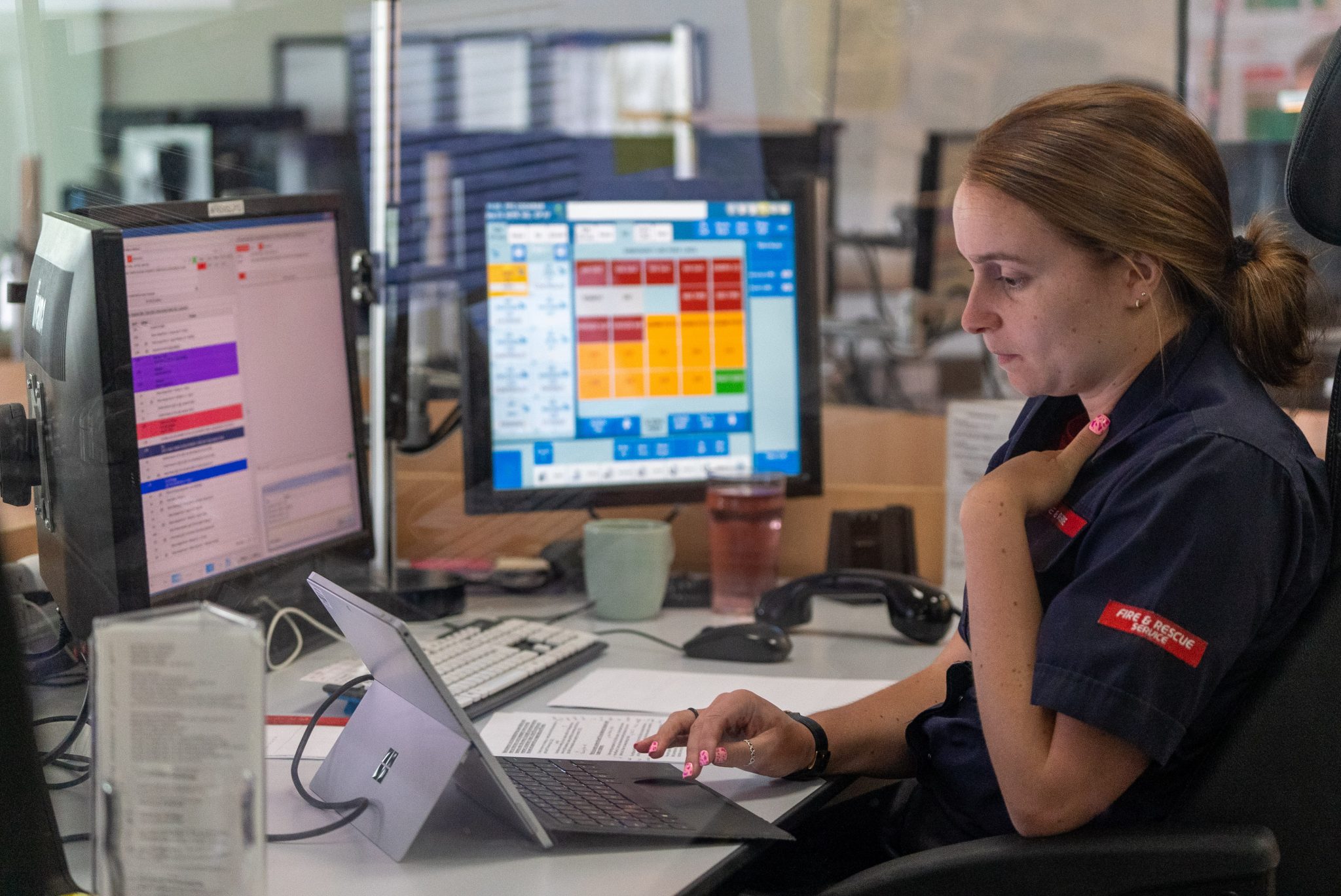 Celebrating our amazing Control Room staff - Fire Fighters Charity